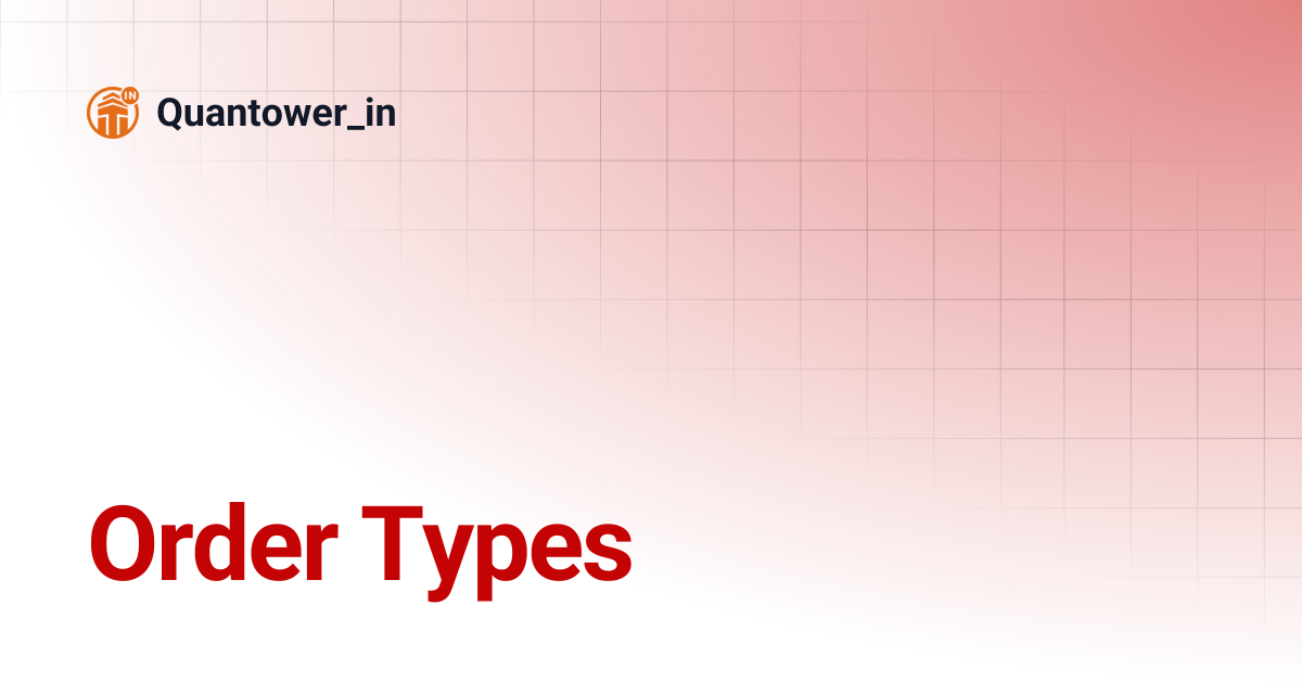 Order Types | Quantower_in